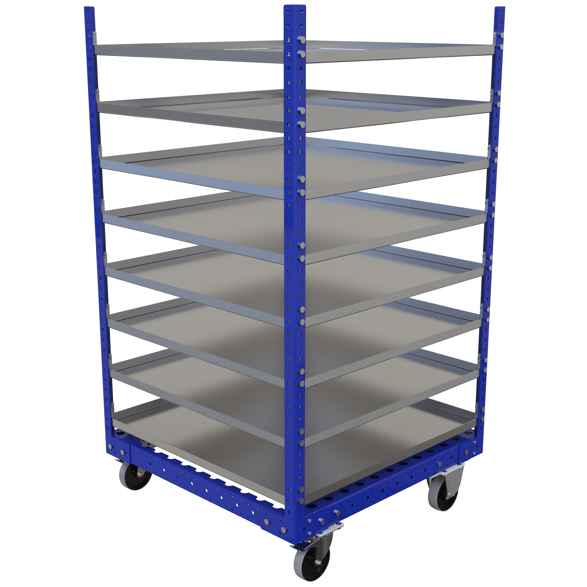 Carro con repisa plana - 910 x 910 mm | FlexQube