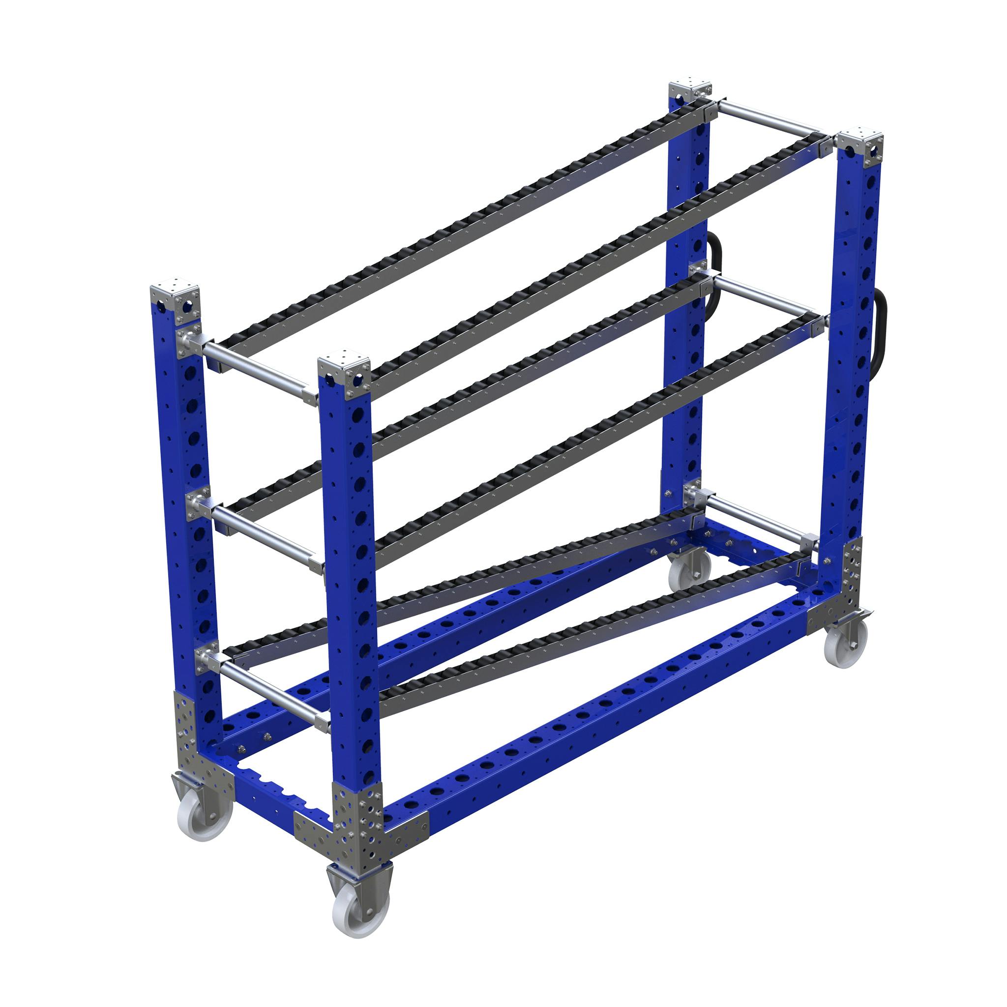 Flow Rack Trolley 1680 x 560 mm | FlexQube