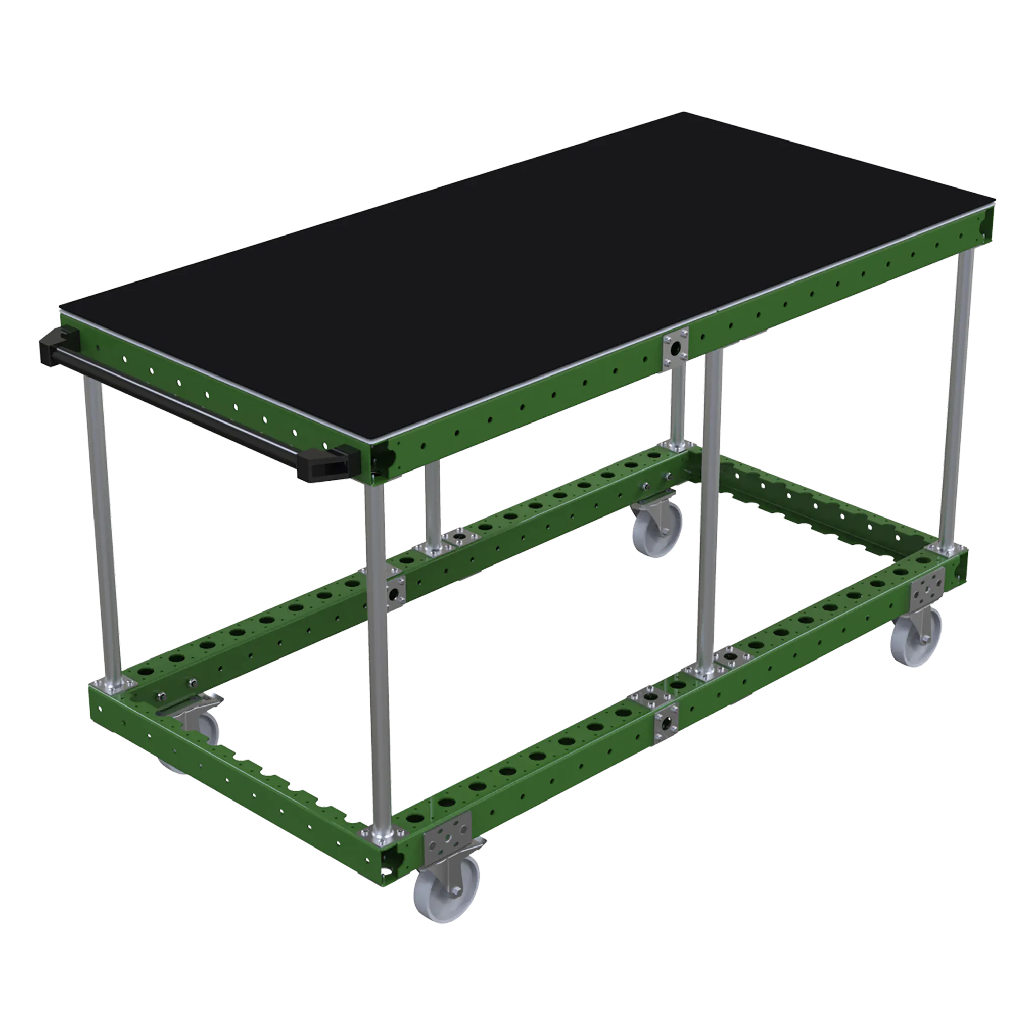 Assembly Cart with Flat Deck 1540 x 770 mm | FlexQube