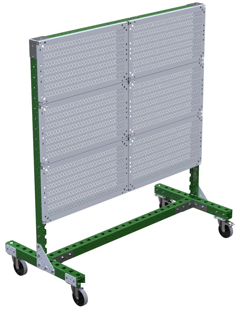 Shadow Board Cart Tall - 1260 x 1610 mm | FlexQube