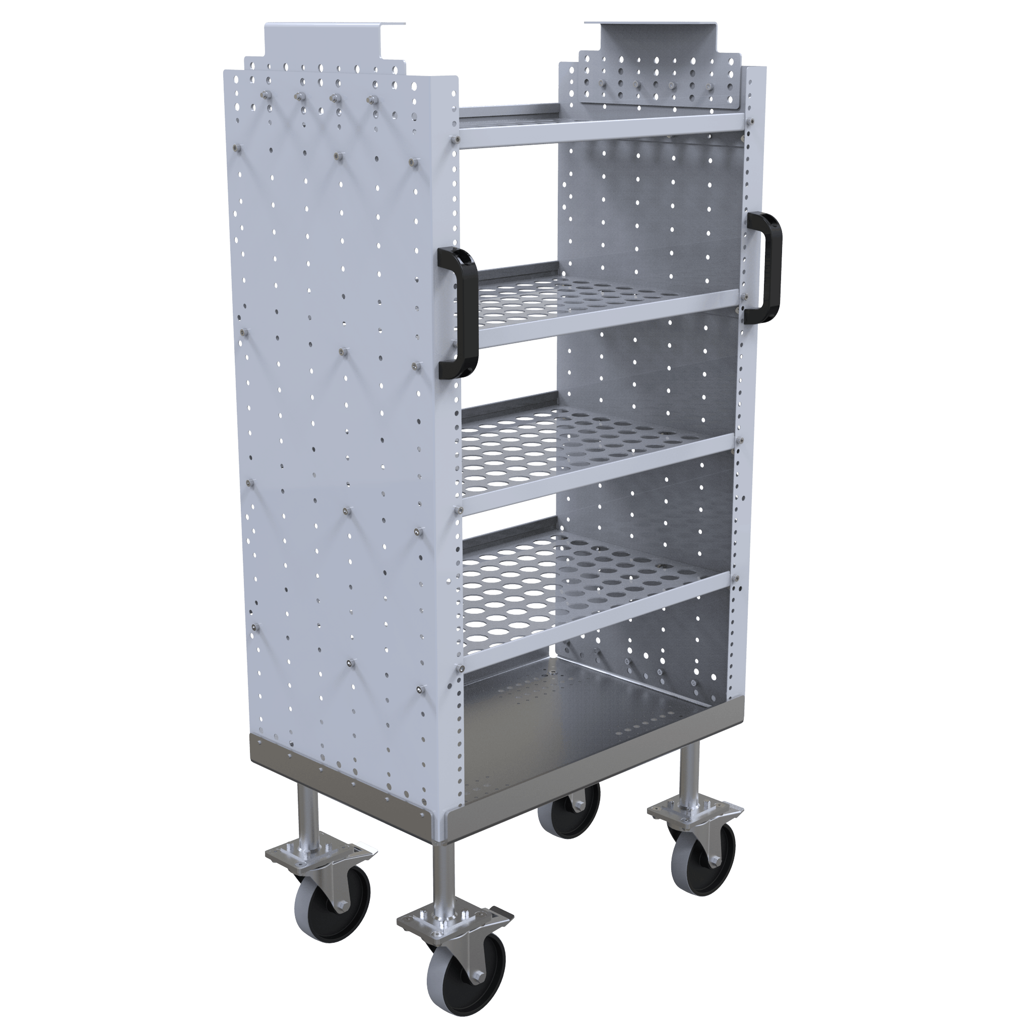 Daughter cart w. 4 shelves | FlexQube