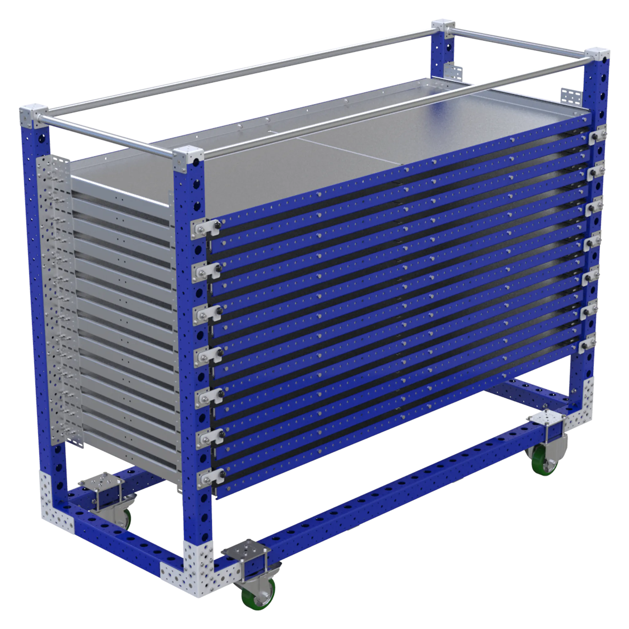 Extendable Shelf Cart - 840 x 2100 mm | FlexQube