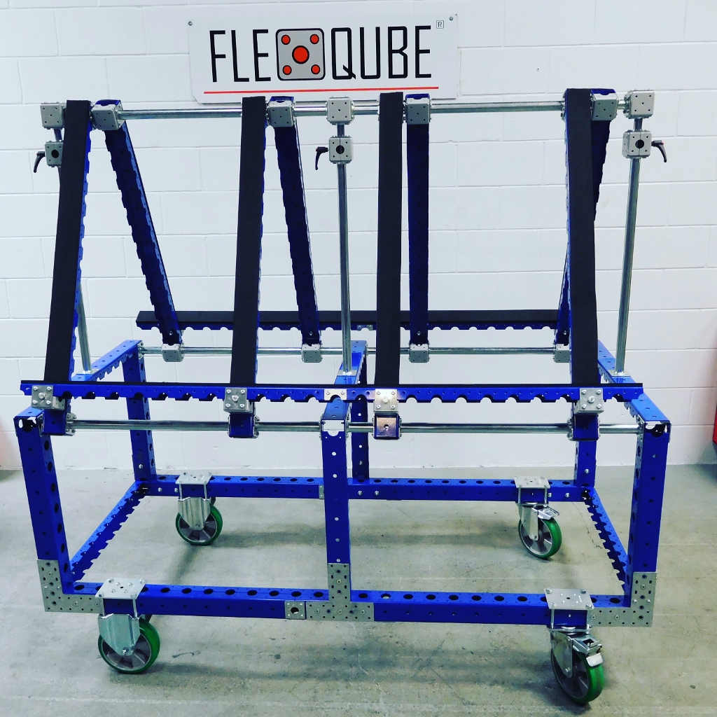Cart for manufacturing of windows and doors | FlexQube