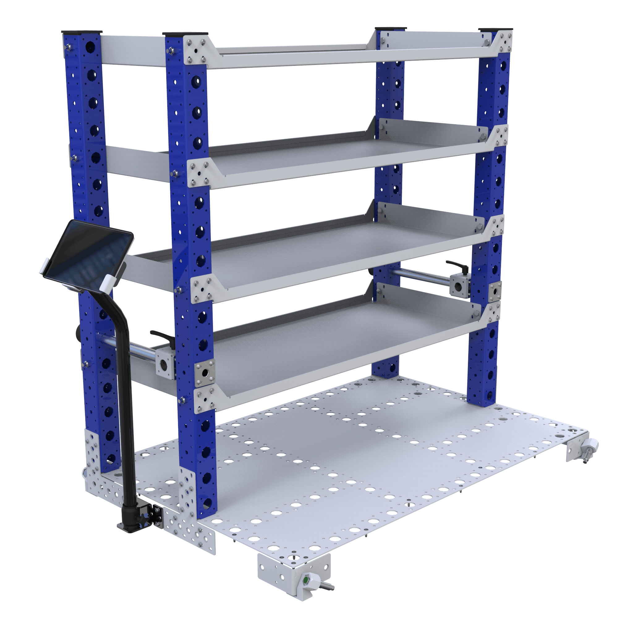 Flat Shelf Rack – 490 x 1260 mm | FlexQube