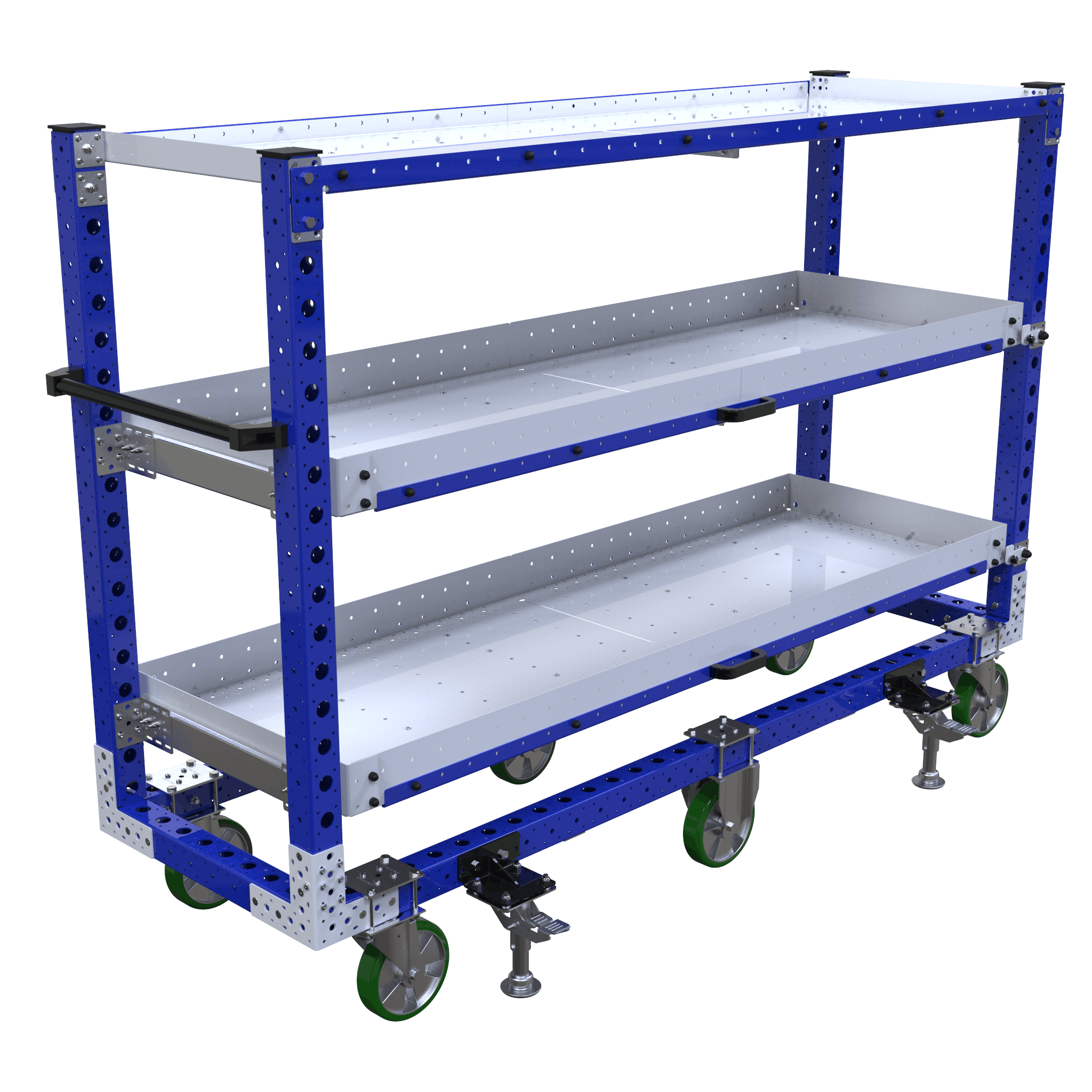 Extendable Shelf Cart-2310 x 700 mm | FlexQube