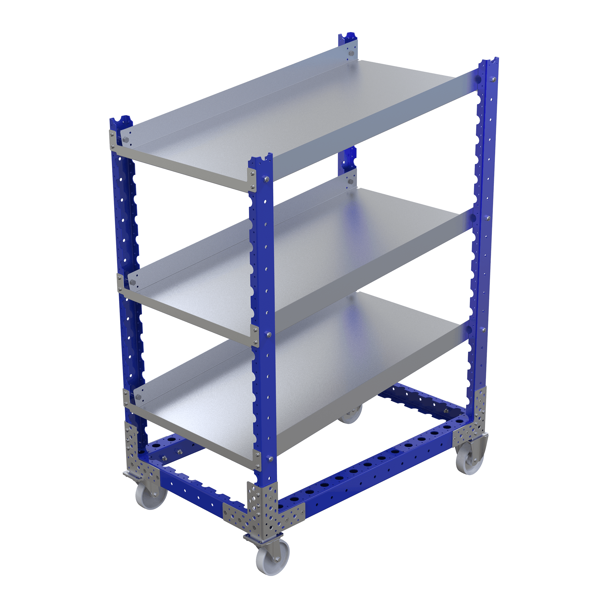 Angled Shelf Cart 44 x 24 inch | FlexQube