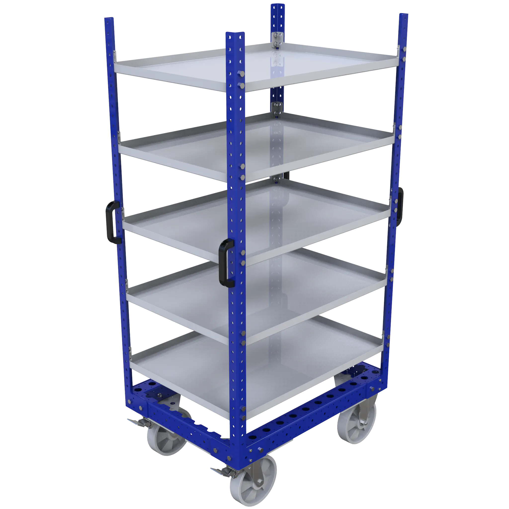Flat shelf cart - 630 x 840 mm | FlexQube