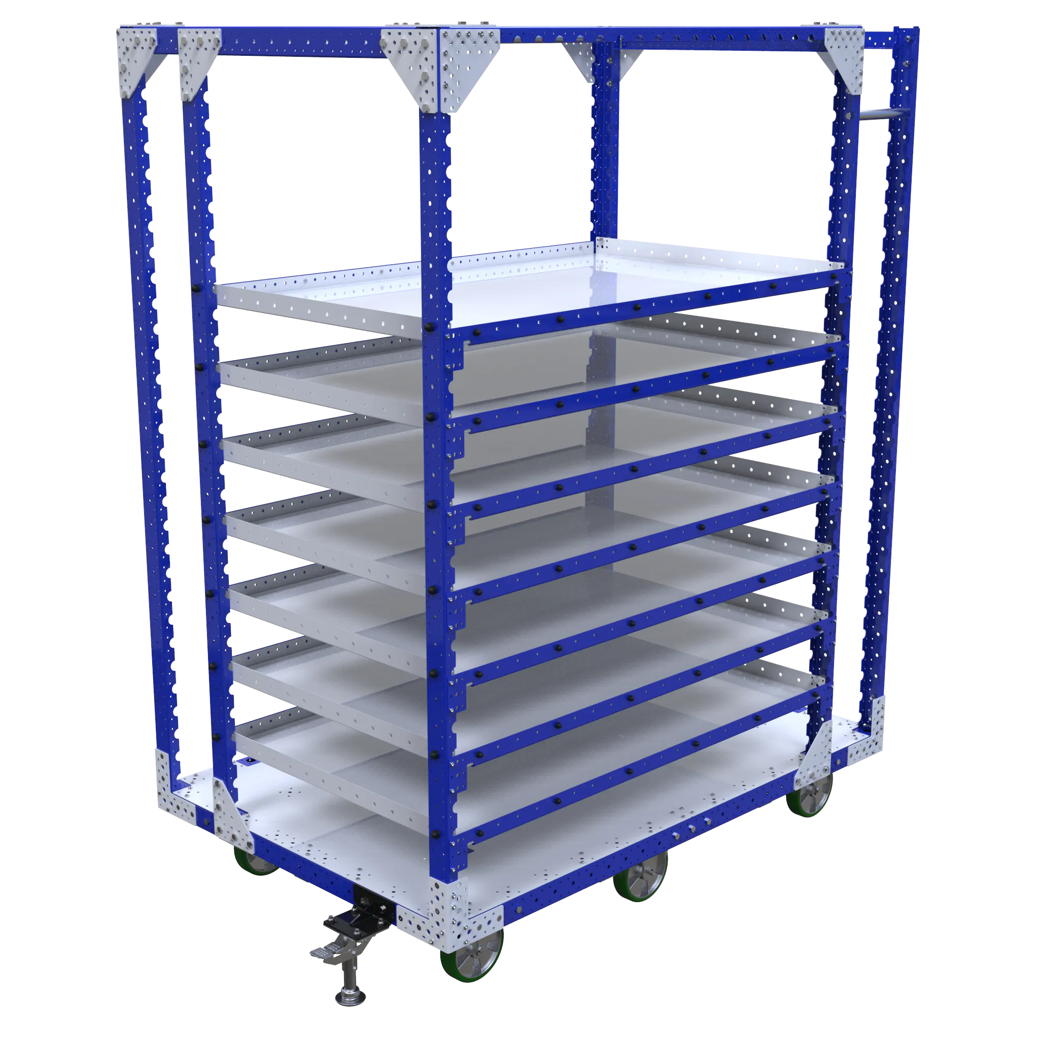 Flat Shelf Cart - 1890 x 1260 mm | FlexQube