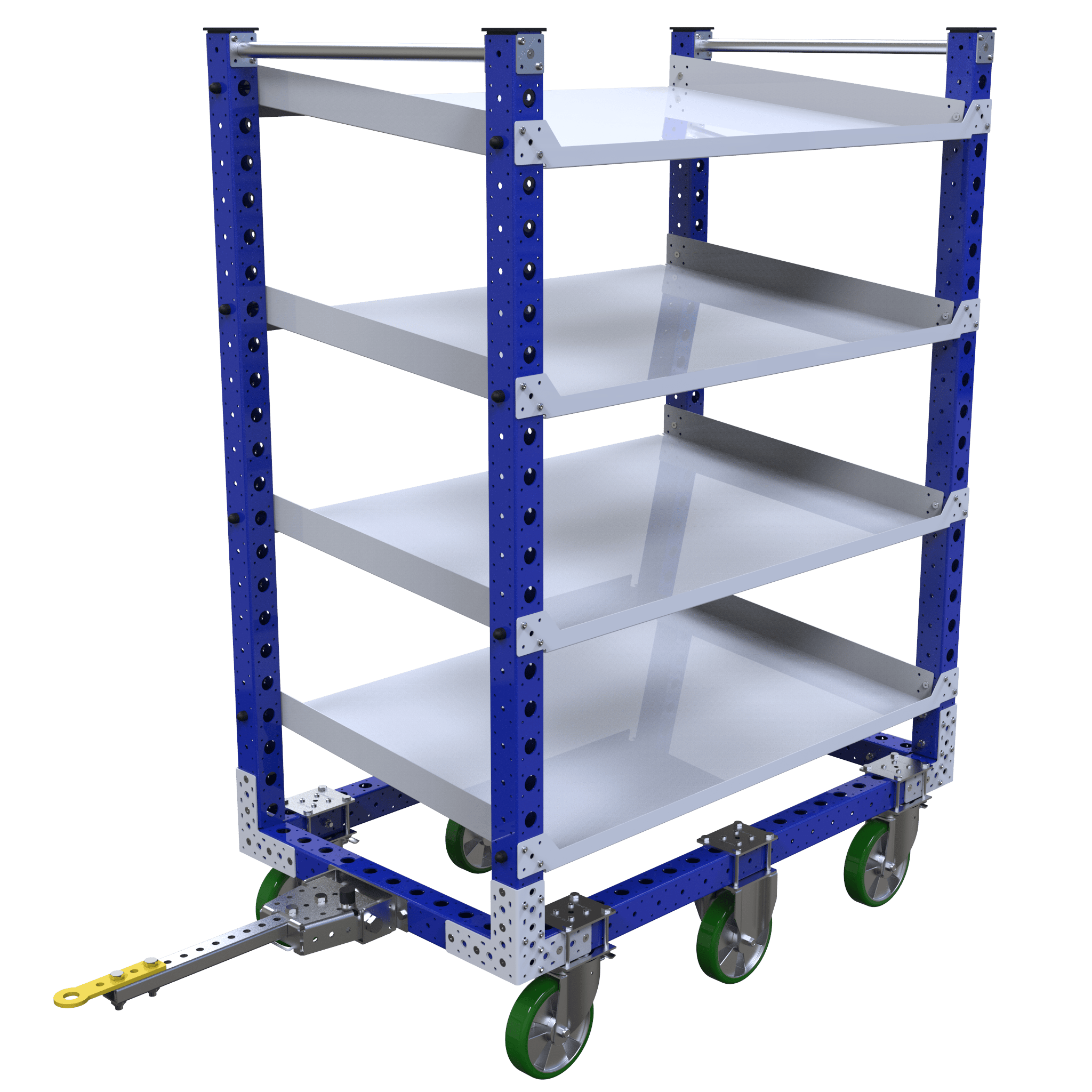 Flow Shelf Tugger Cart - 1400x840mm | FlexQube