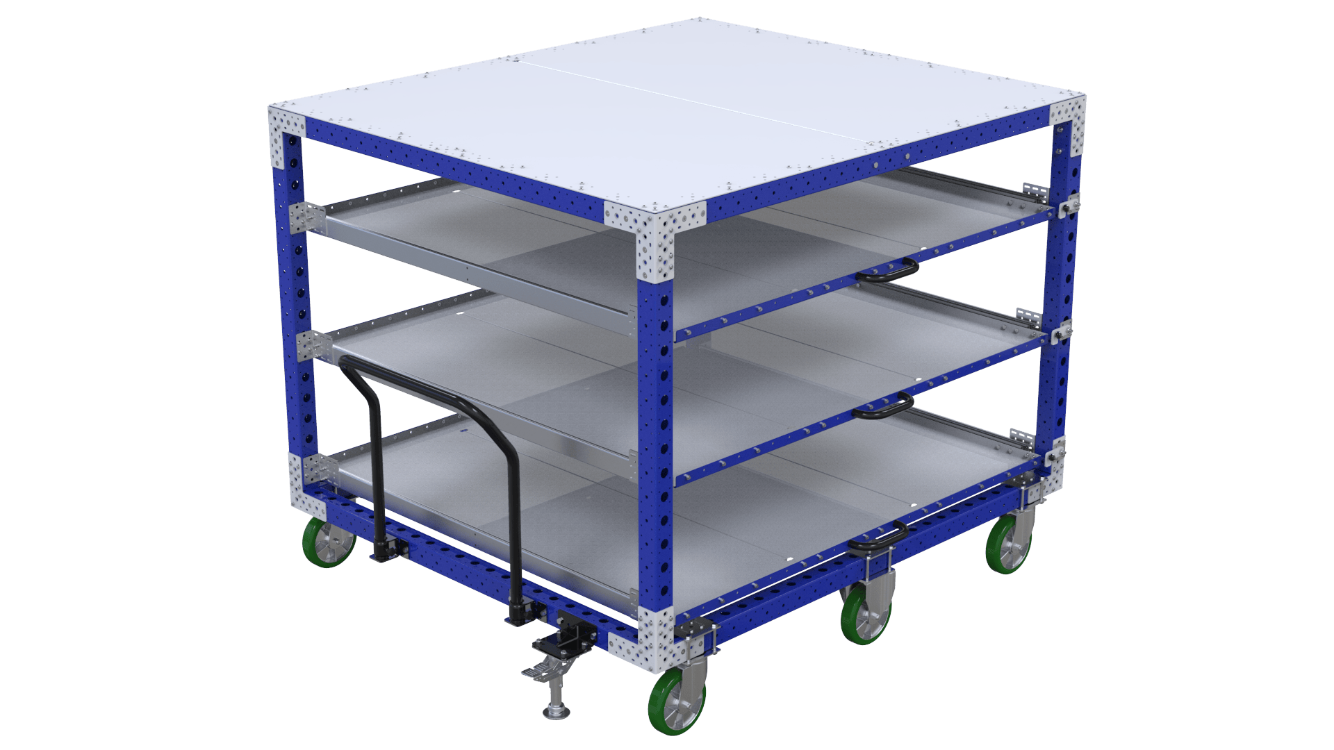 Shelf Push Cart - 1680 x 1890 mm | FlexQube
