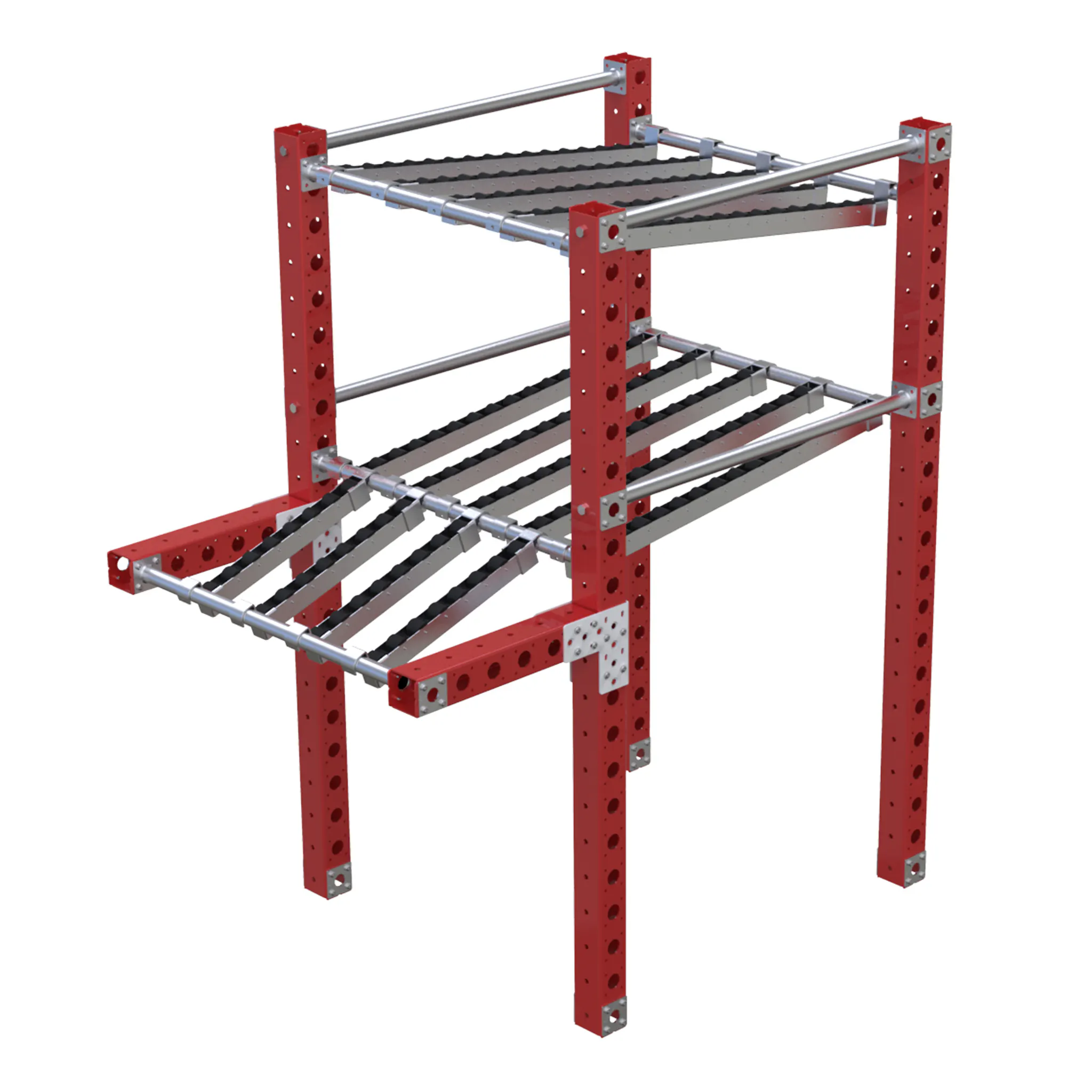 Flow Rack with Rollers | FlexQube