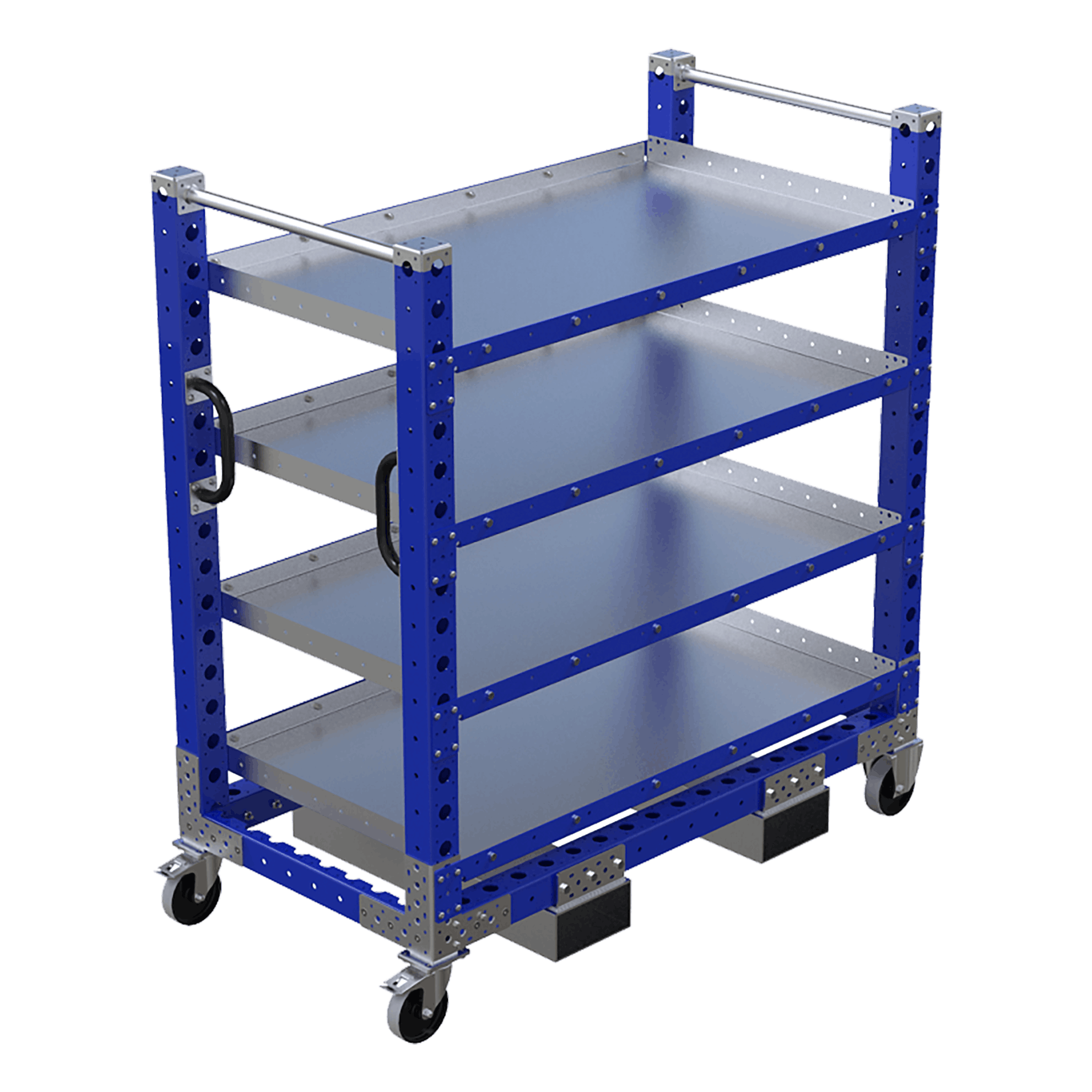 Flat Shelf Cart - 1330 x 700 mm | FlexQube