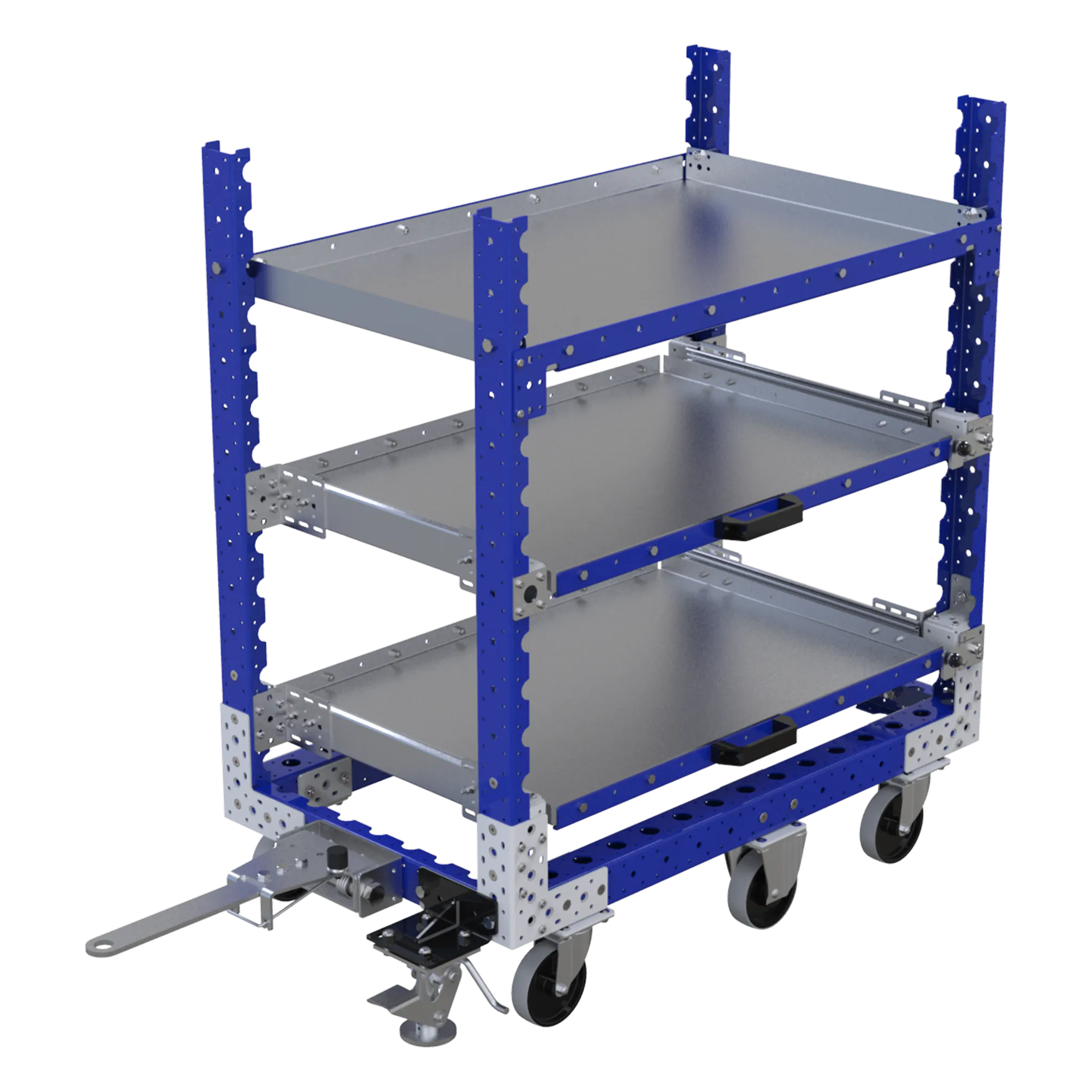 Flat Shelf Cart - 630 x 1050 mm | FlexQube