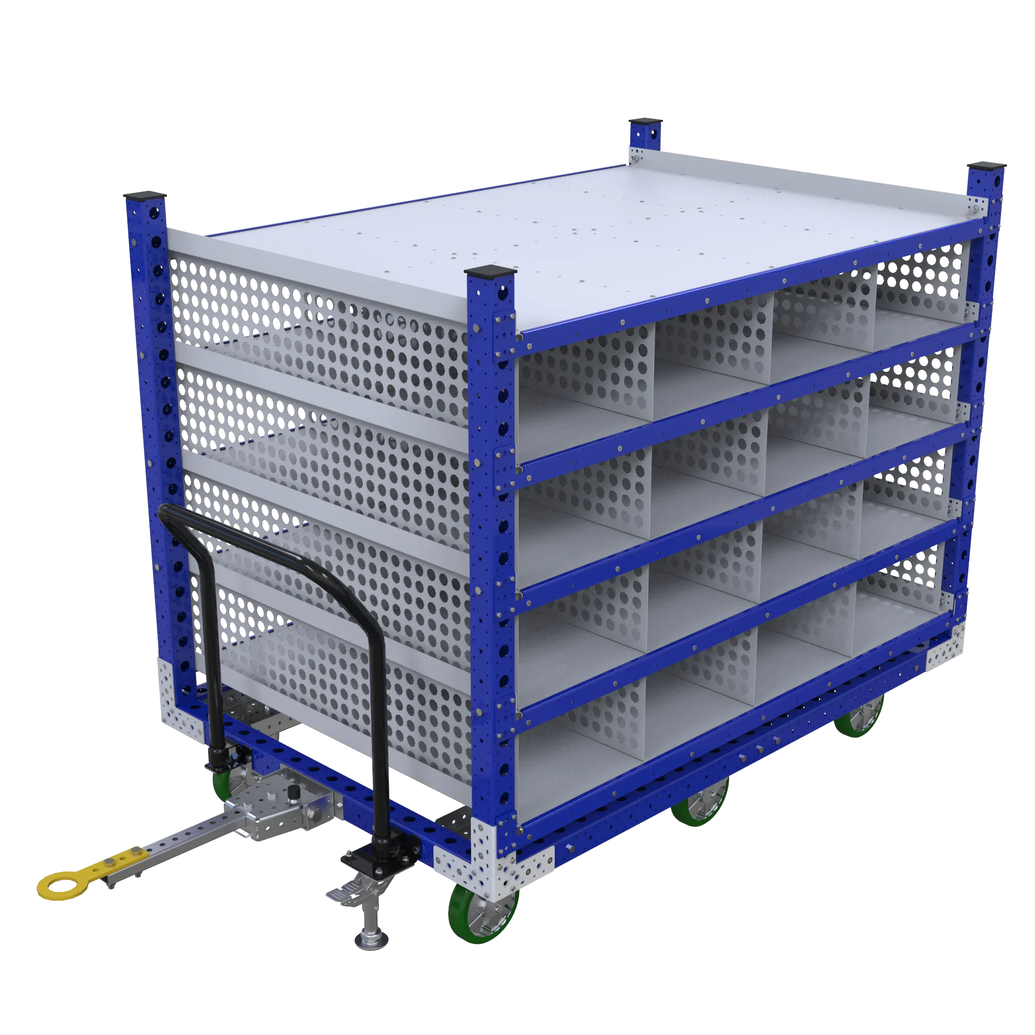 Flat Shelf Cart – 1260 x 1890 mm | FlexQube