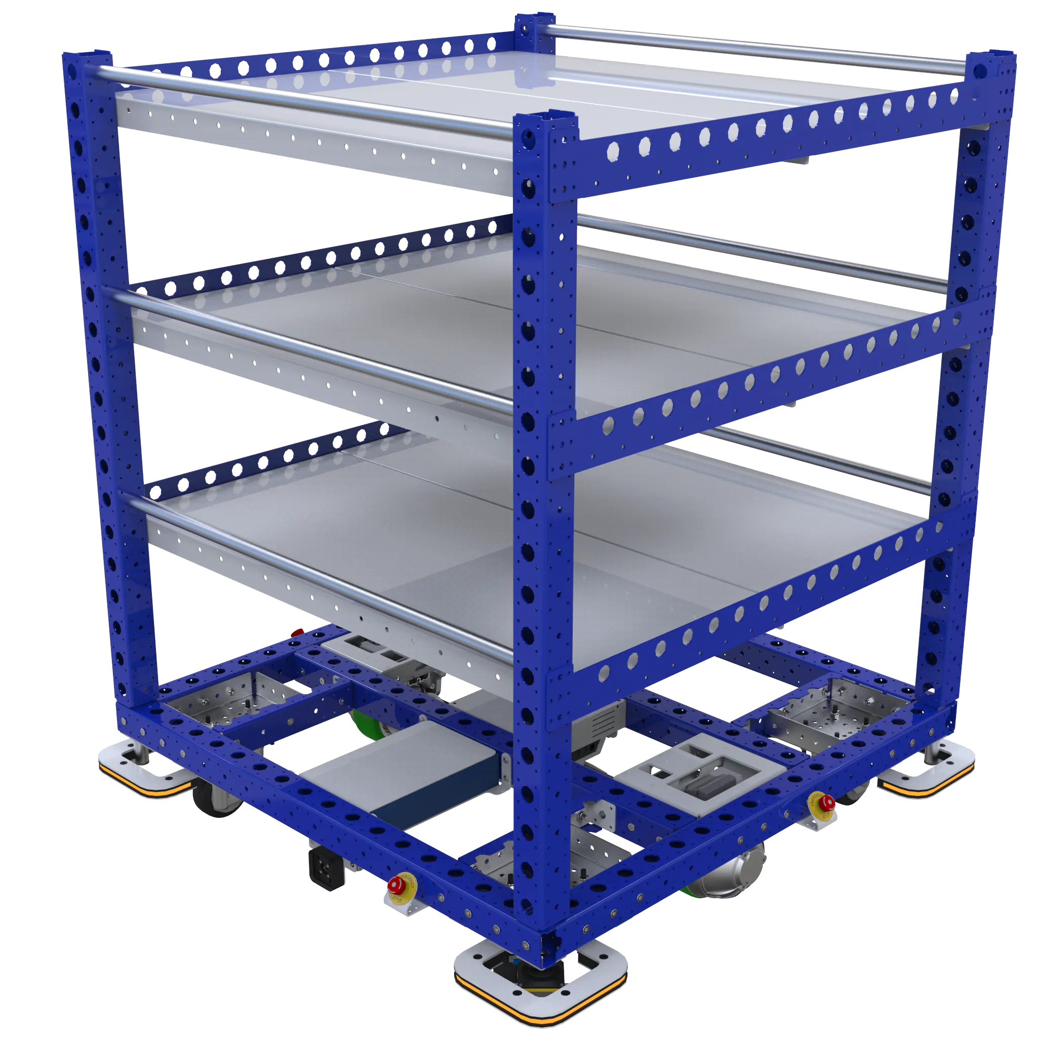 AGV - Flat Shelf Cart - 1260 x 1260 mm | FlexQube