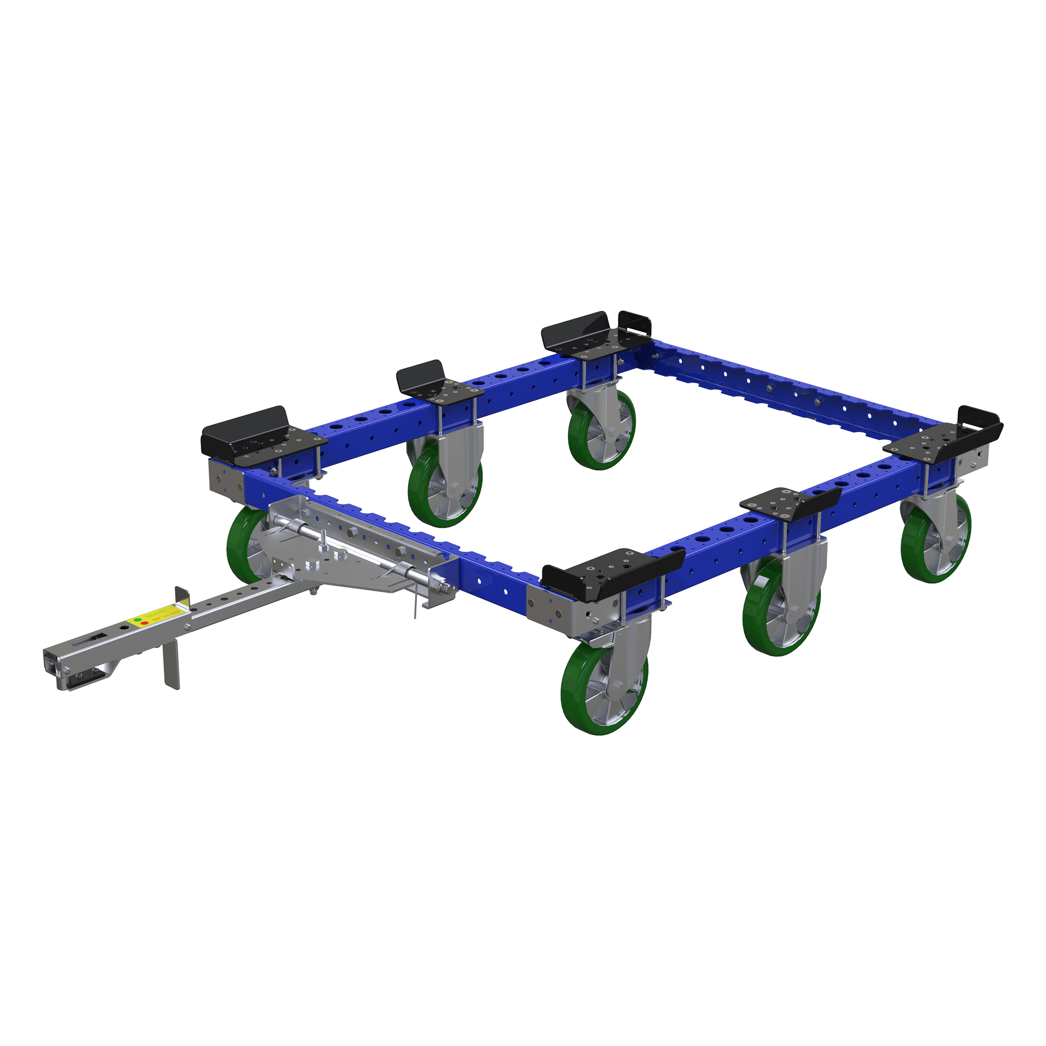 Tugger train pallet cart 50 x 41 inch | FlexQube