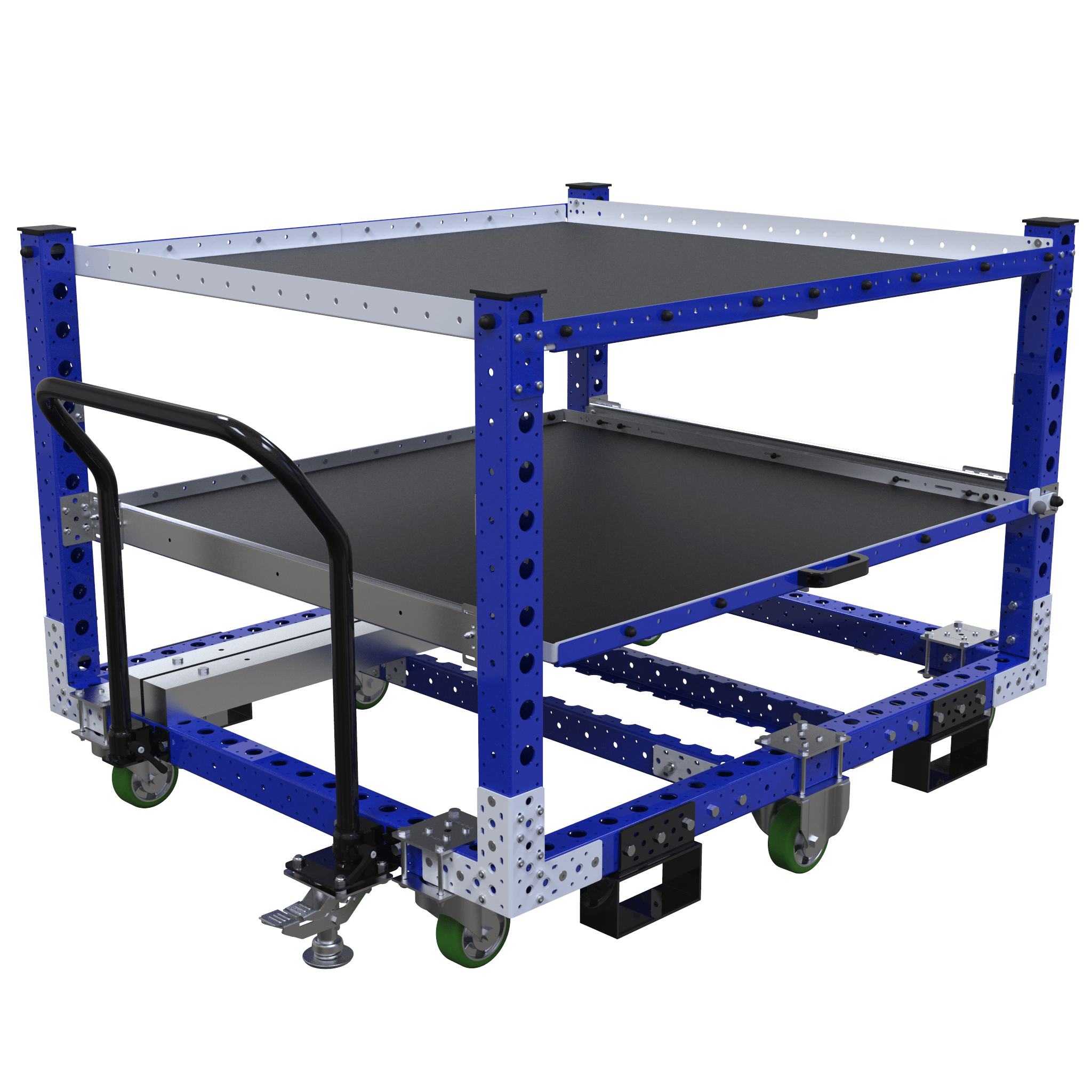 Carro de Estante Extensible-1470×1260 mm | FlexQube